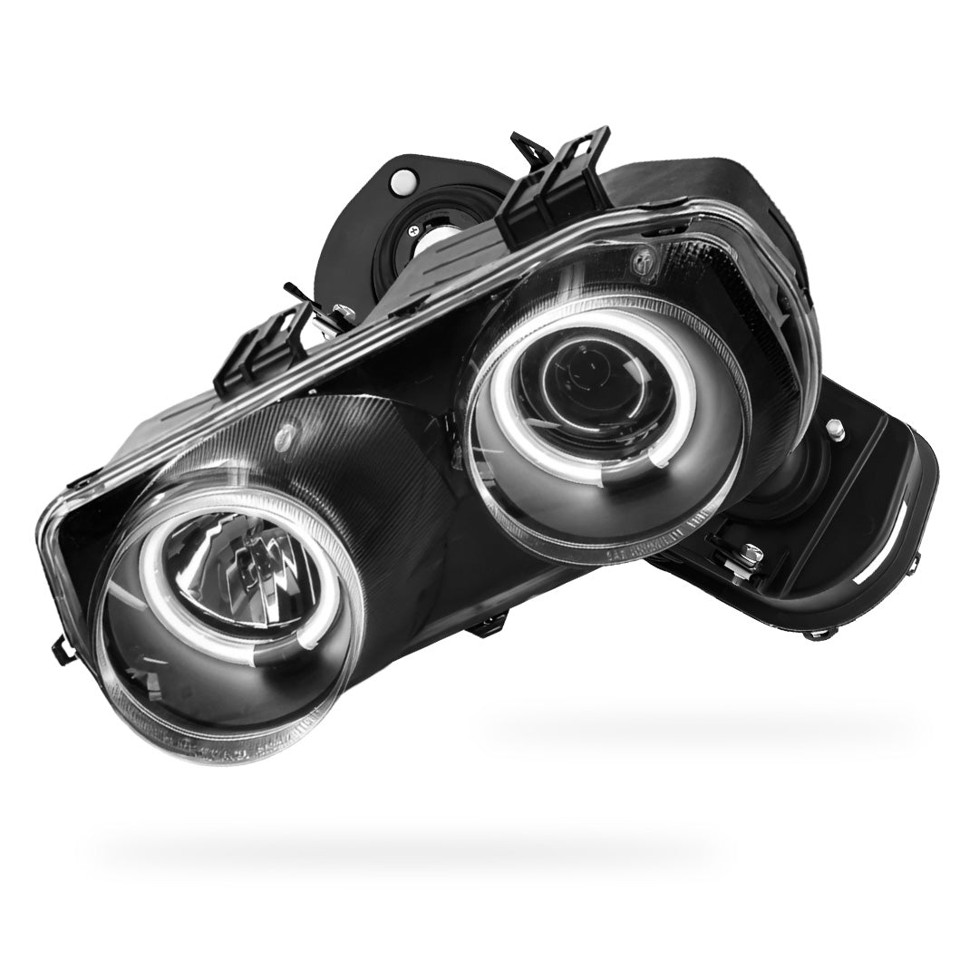 Honda Integra DC2 (1993 - 1997) JDM CCFL Angel-Eye Projector Headlight ...