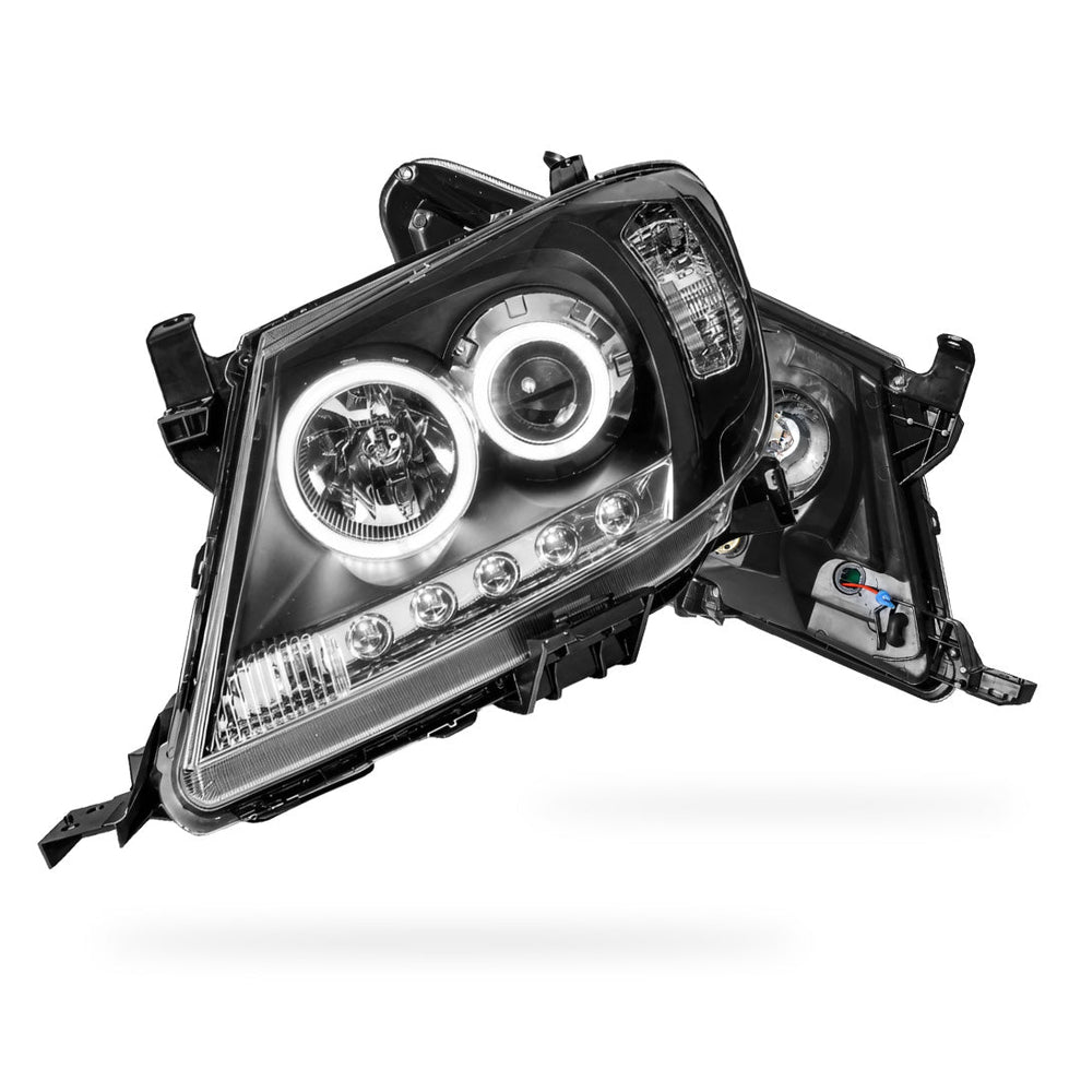 Toyota HiLux N70 (2005 - 2011) High Power LED DRL Angel Eyes Projector ...