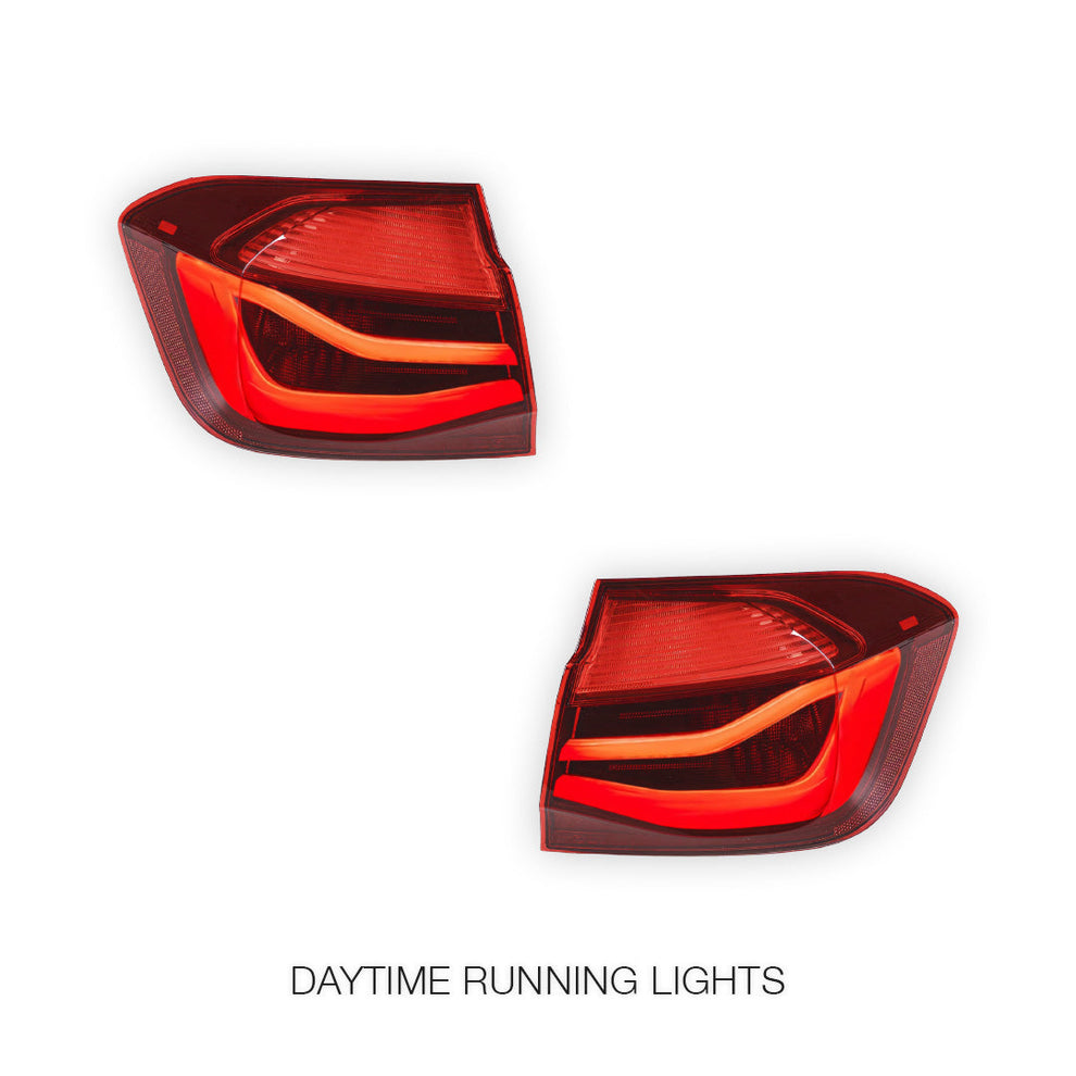 BMW 3 Series F30 / F80 (2016 - 2018) Black Line LED Outer Tail Lights ...