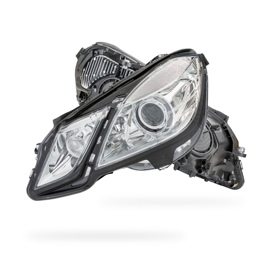 Mercedes-Benz E-Class W212 (2009 - 2013) Headlights with Xenon LH + RH ...