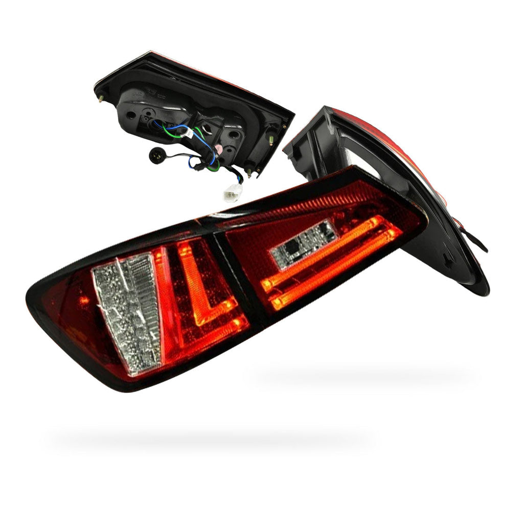 Lexus IS GSE20 (2005 - 2013) 3D LED Stripe Bar Tail Lights LH + RH ...