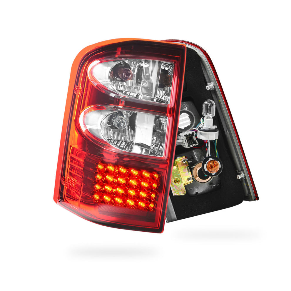 Nissan Patrol GU (1997 - 2004) Clear Red LED Tail Lights LH + RH – DMS ...