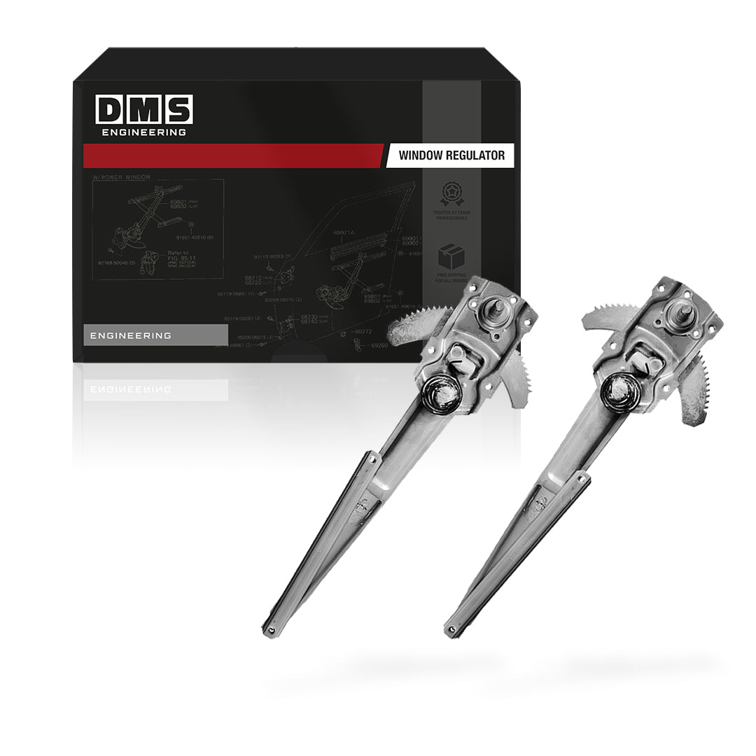 Toyota HiLux N70 (2008 - 2012) Front Window Regulators LH + RH – DMS ...