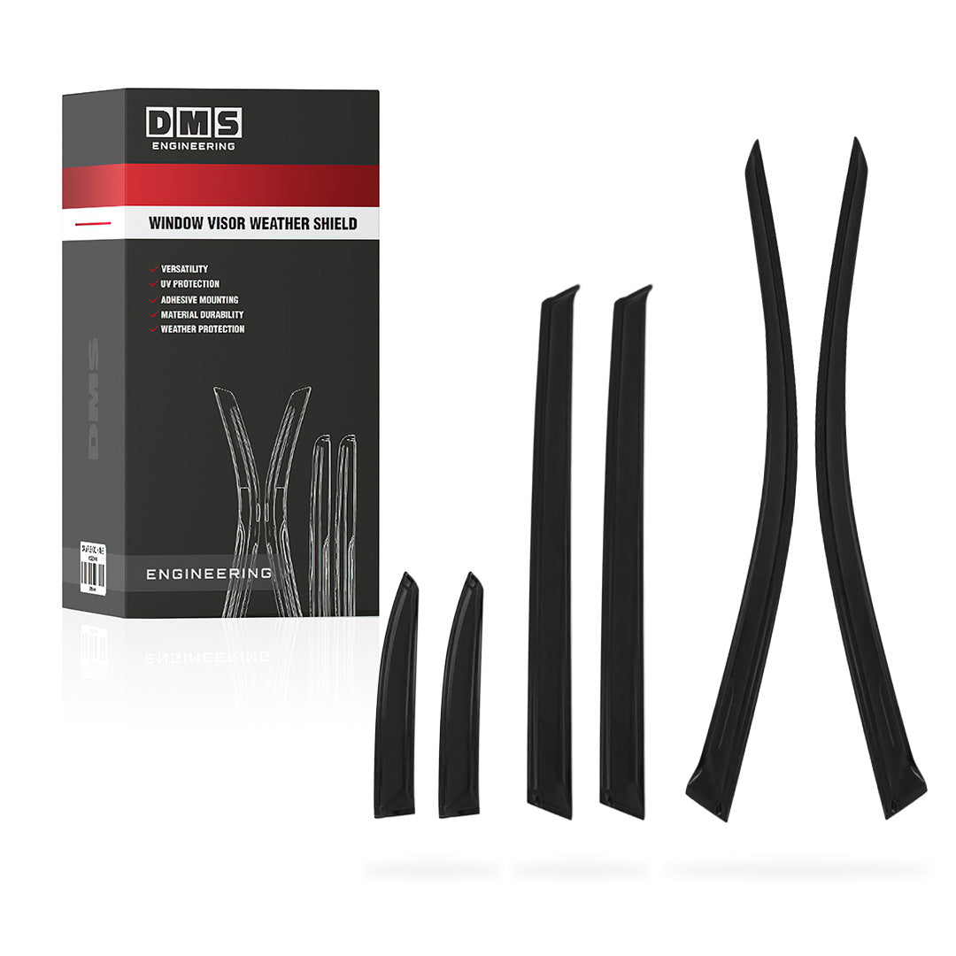 Haval H6 B01 (2021 - 2022) Front and Rear Window Visor Weather Shields ...