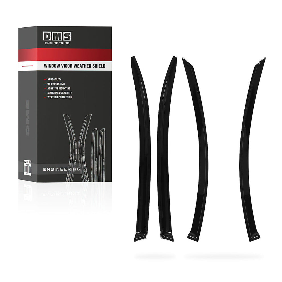 Mazda 3 BM / BN Hatch (2013 - 2019) Front and Rear Window Visor Weathe ...