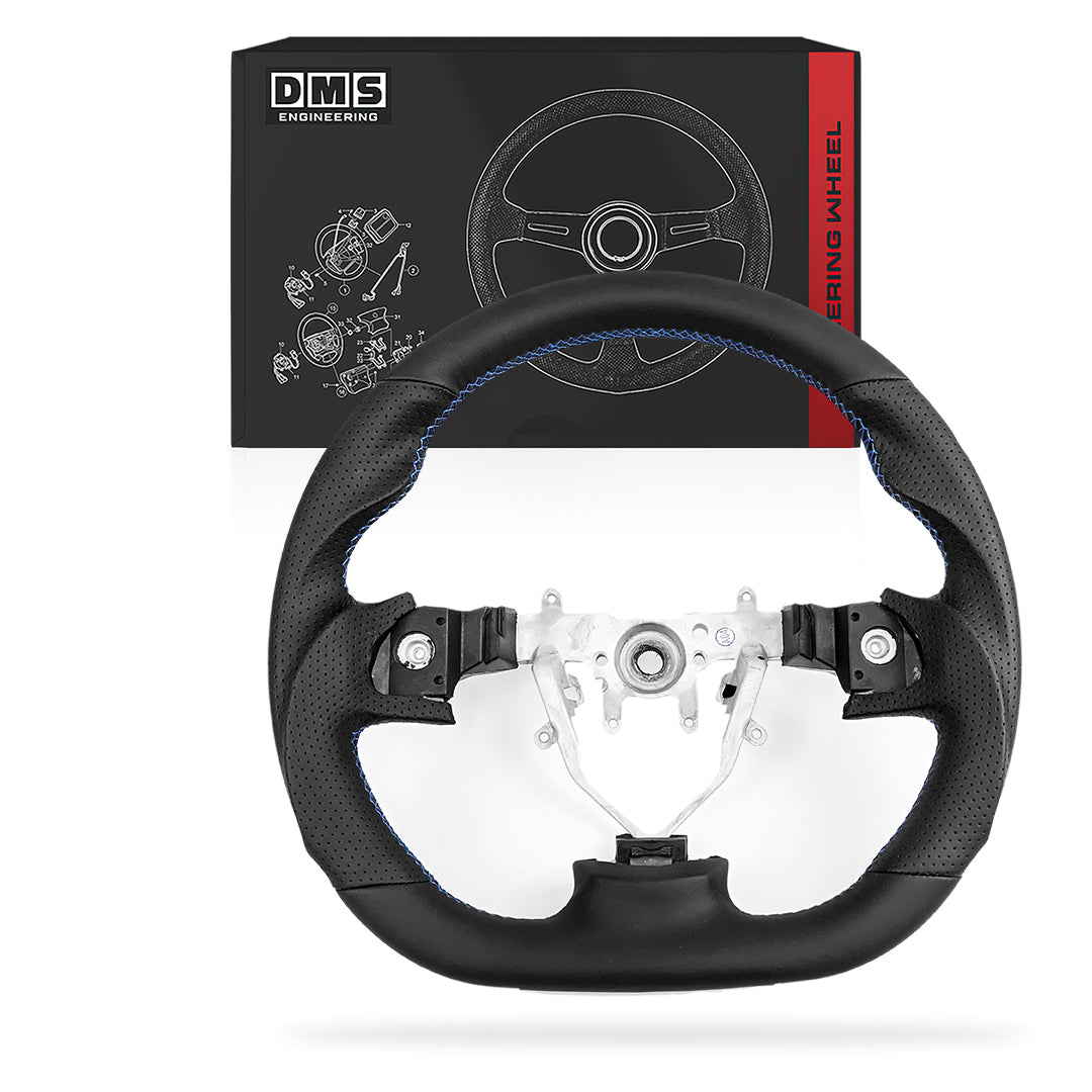 Subaru WRX GE / GH / GR / GV (2008 - 2013) Full Leather Blue Stitching ...