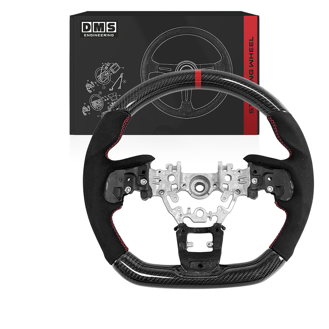 Subaru WRX VB / VN (2022 - 2024) Carbon Fiber Alcantara Red Stitching ...