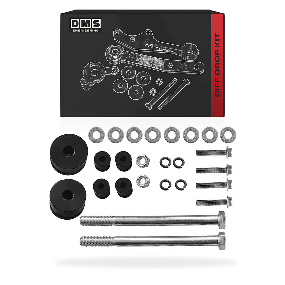 Toyota Prado 120 / 150 Series (2002 - 2023) Front Bolt-On Diff Drop Ki ...