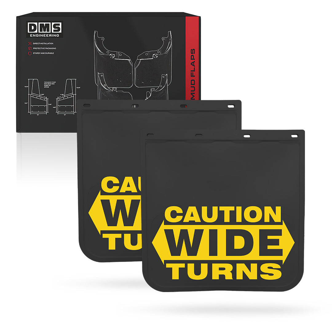 Universal Heavy Duty Truck Wide Turns Mud Flaps – DMS Fasteners