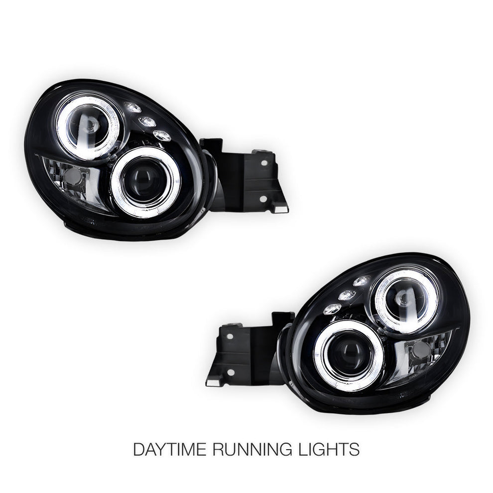 Subaru Impreza GD (2001 - 2003) Angel-Eyes DRL Projector Headlights Bu ...