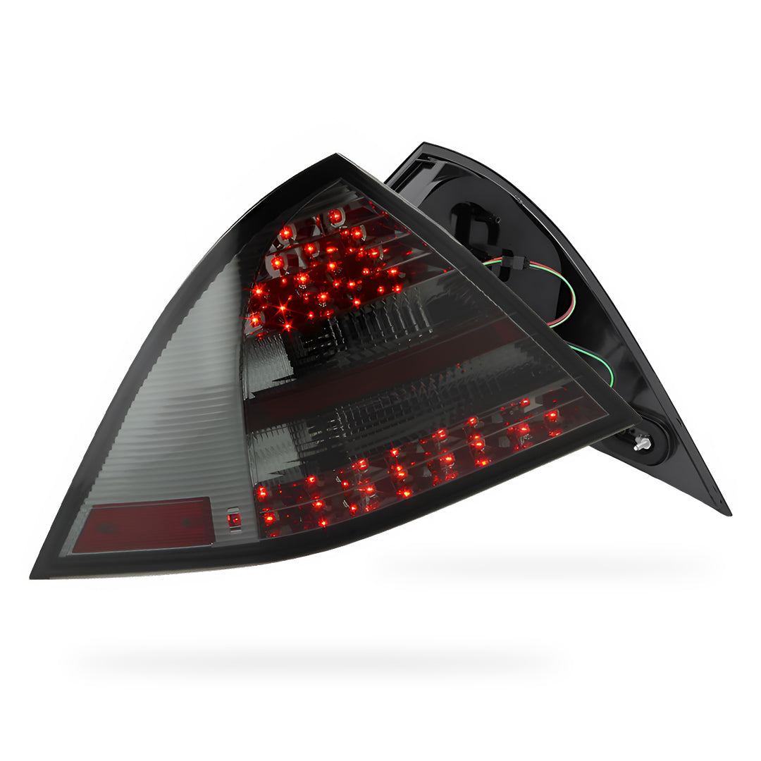 Mercedes-Benz C-Class W203 (2000 - 2004) Full Smoked LED Tail Lights L ...