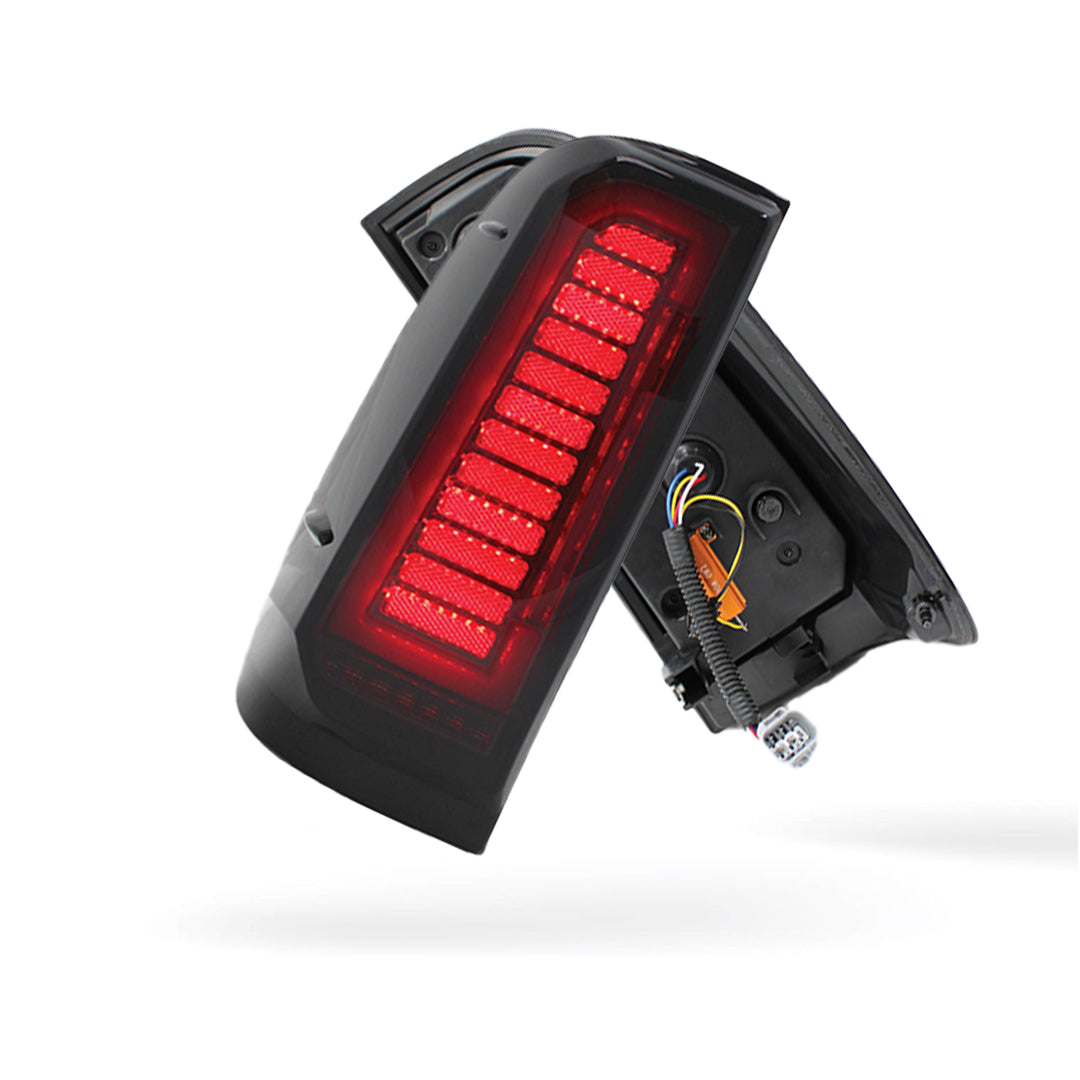 Toyota Hilux N70 (2007 - 2015) Sequential Smoked Crimson Tail Lights L ...