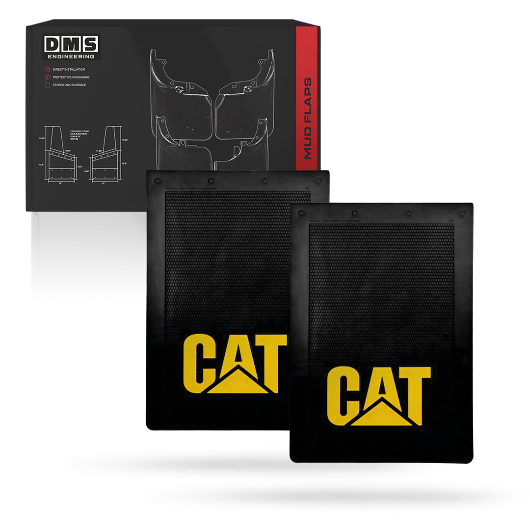 Genuine Caterpillar CAT Universal 12" x 18" Heavy Duty Mud Flaps – DMS ...
