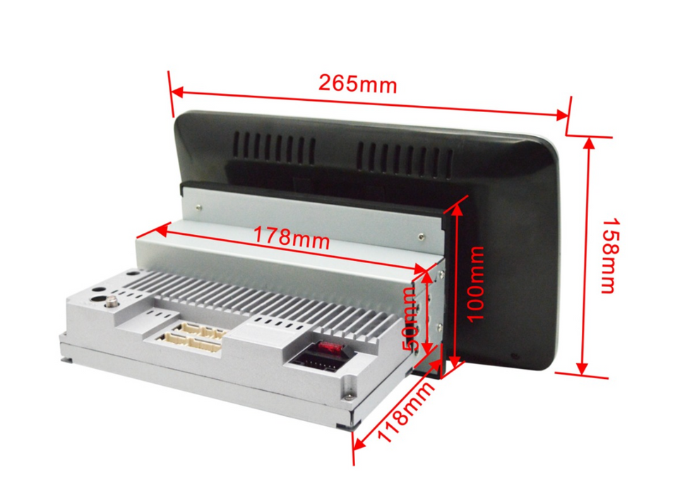 Toyota LandCruiser Prado 90 / 95 / 120 Series (1996 - 2009) 10.1" Doub ...