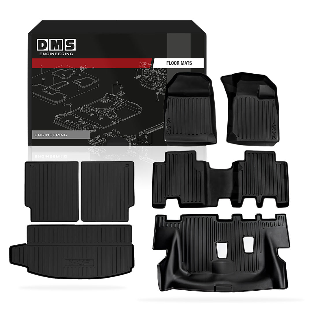 Isuzu MU-X RJ (2022 - 2024) Rubber Floor Mats Complete Set – DMS Fasteners