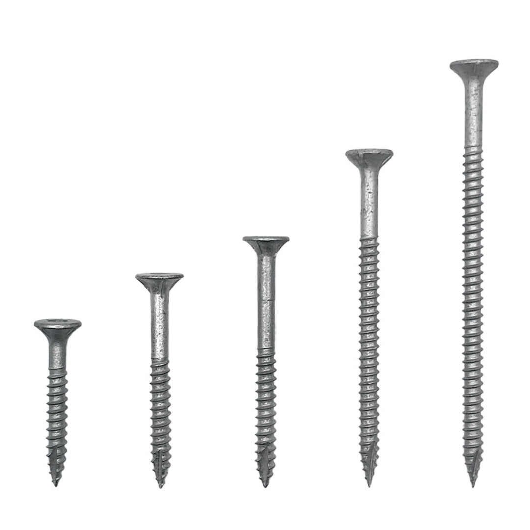 14g-10 x 100mm Bugle Batten Type 17 Self-Drilling Screw Hex Drive Galv ...