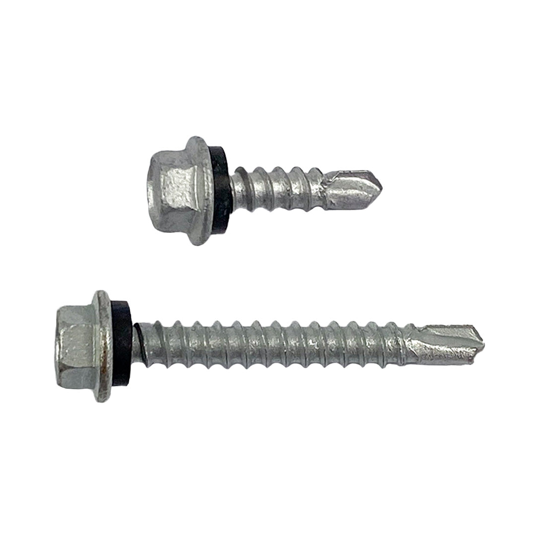 10g-16 x 16mm Hex Self Drilling Screw Tek with NEO Seal Galvanised ...