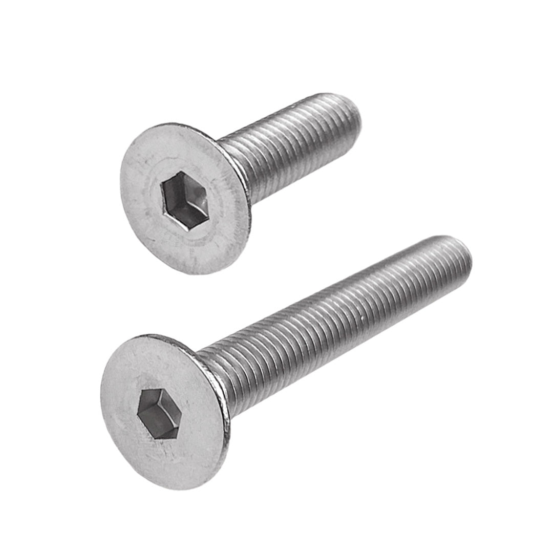 M6 x 12mm Flat Head Countersunk Socket Screw Allen G304 Stainless Stee ...