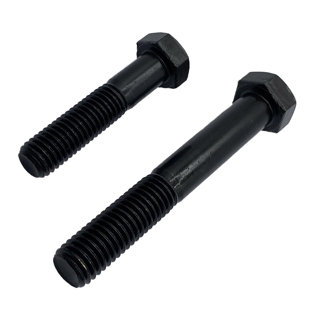 M20 x 60mm 2.50p Metric Coarse Hex Bolt High Tensile Class 12.9 Black ...